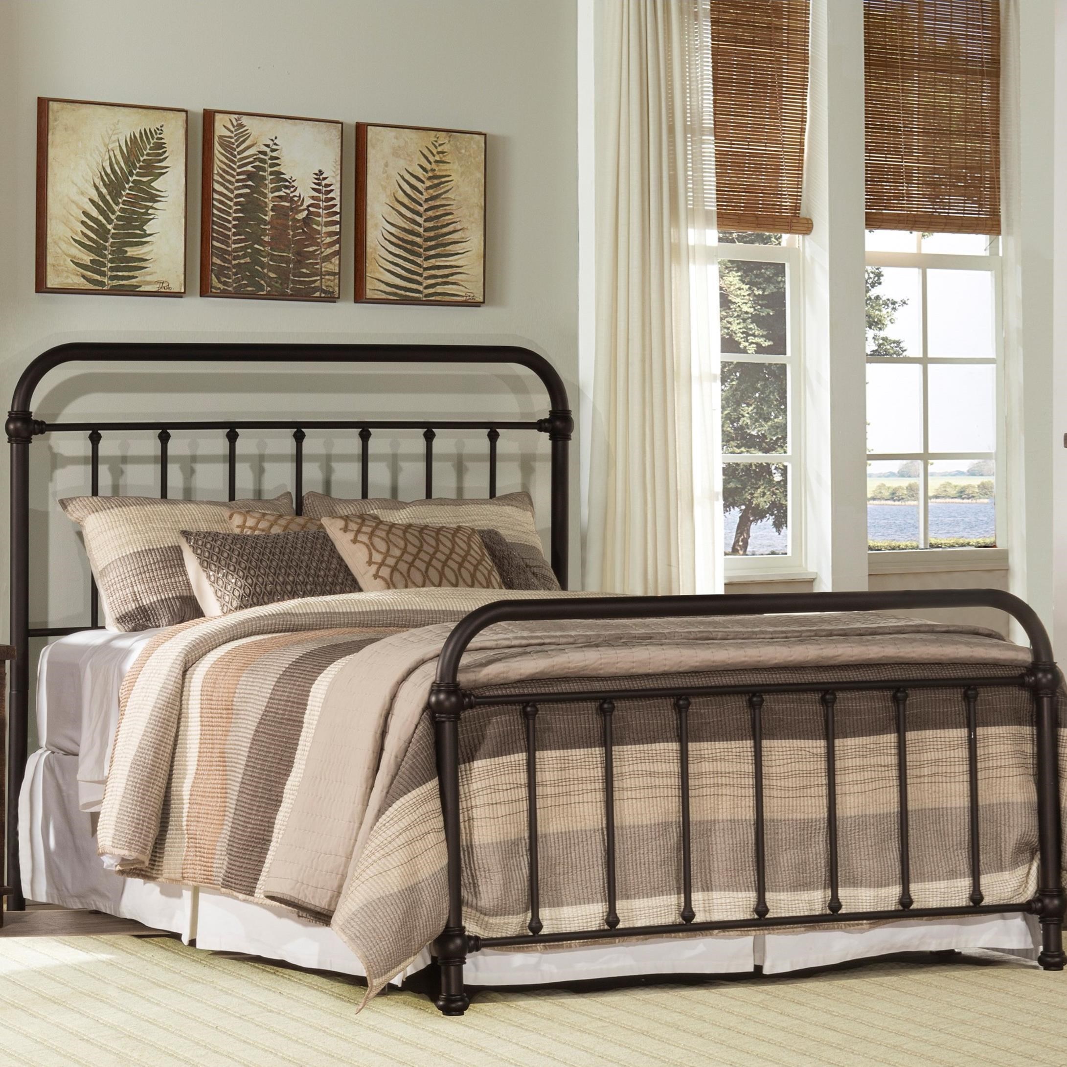 Hillsdale Metal Beds Classic King Metal Bed VanDrie Home Furnishings